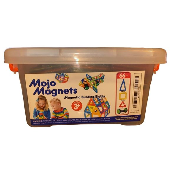 Mojo Technology | Toys | Mojo Magnets 66 Pieces Toy Magnetic Building ...